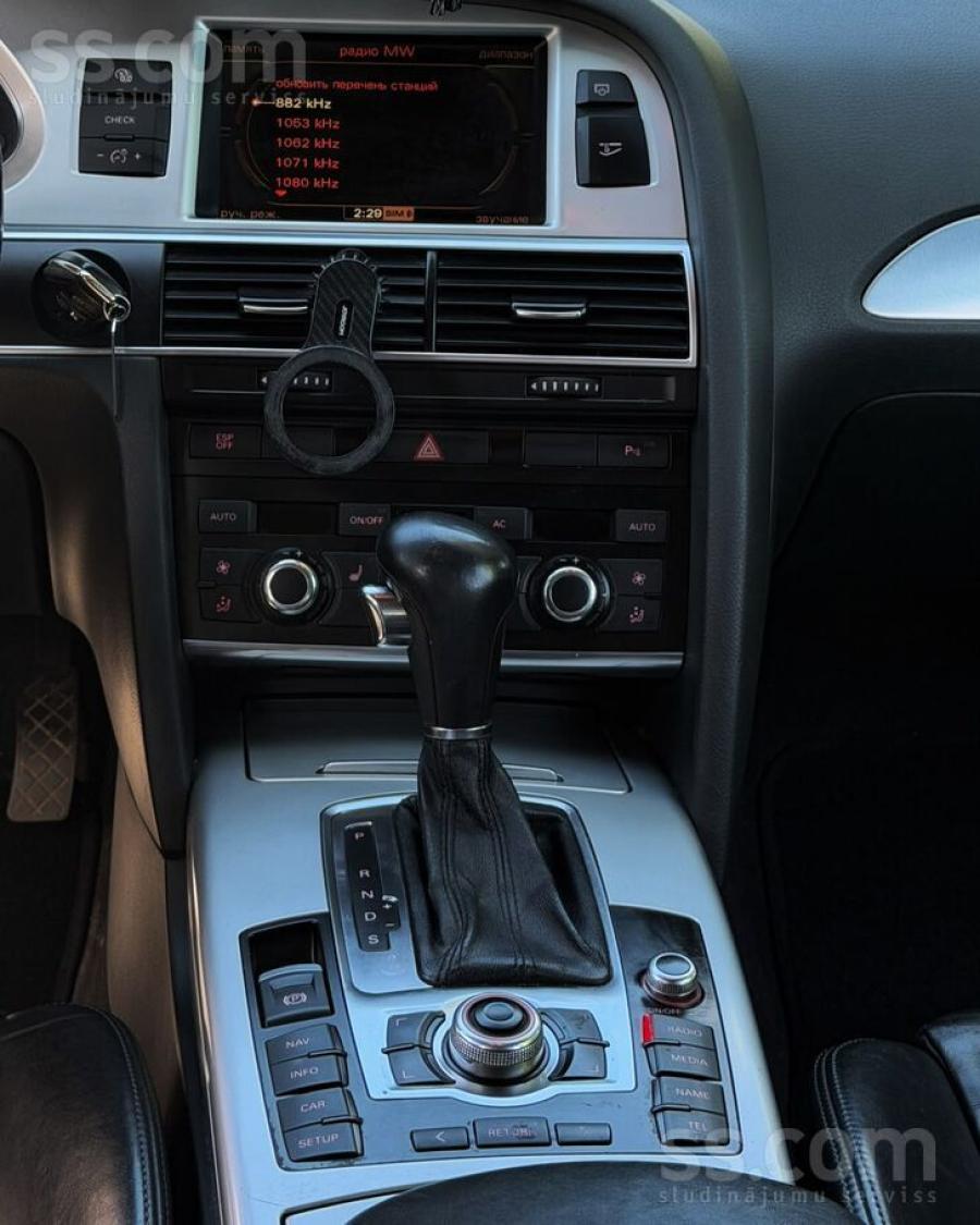 Grey Audi A6 2009 in Jurmala, with an engine capacity of 2.70 L and mileage of 316 thousand km for 3500 €, photo 6 on AUTOMOTO.COM.LV
