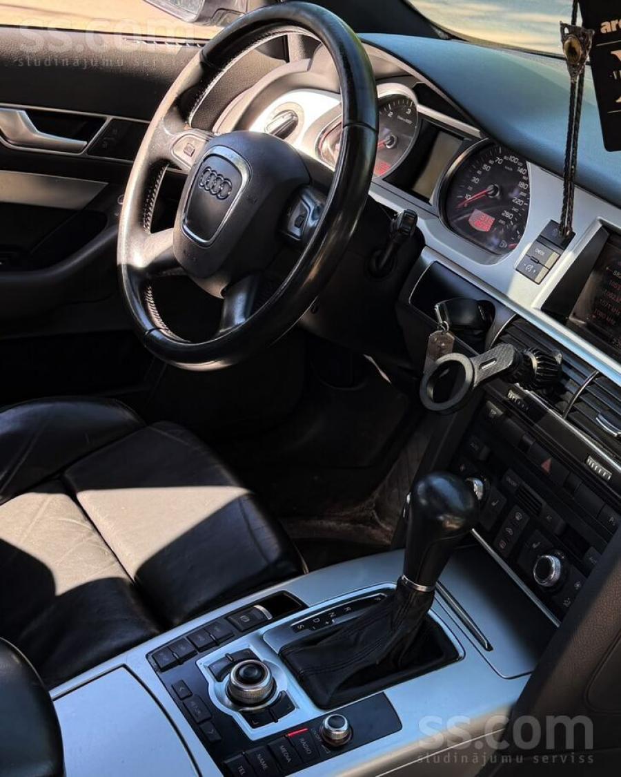 Grey Audi A6 2009 in Jurmala, with an engine capacity of 2.70 L and mileage of 316 thousand km for 3500 €, photo 7 on AUTOMOTO.COM.LV