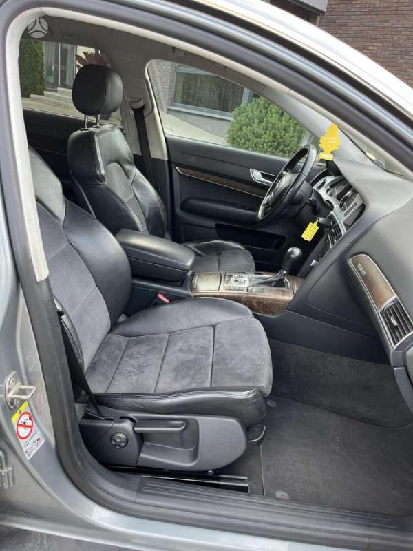 Pelēks Audi A6 2009 Viļņa, ar dzinēja tilpumu 2.70 L un nobraukumu 285 tūkst. km par 3999 €, foto 8 vietnē AUTOMOTO.COM.LV