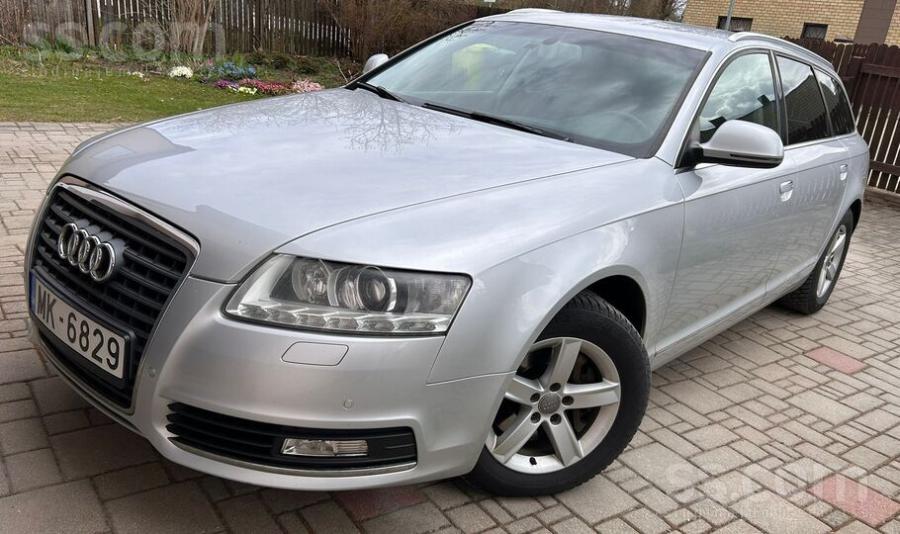 Grey Audi A6 2009 in Jelgava, with an engine capacity of 2.70 L and mileage of 424 thousand km for 4000 €, photo 1 on AUTOMOTO.COM.LV