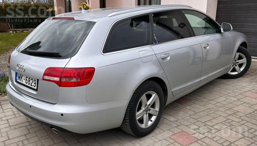 Grey Audi A6 2009 in Jelgava, with an engine capacity of 2.70 L and mileage of 424 thousand km for 4000 €, photo 4 on AUTOMOTO.COM.LV