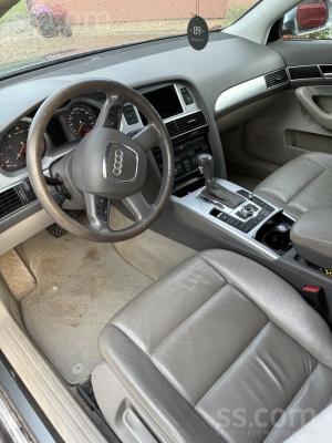 Grey Audi A6 2009 in Saldus, with an engine capacity of 2.70 L and mileage of 300 thousand km for 2100 €, photo 4 on AUTOMOTO.COM.LV