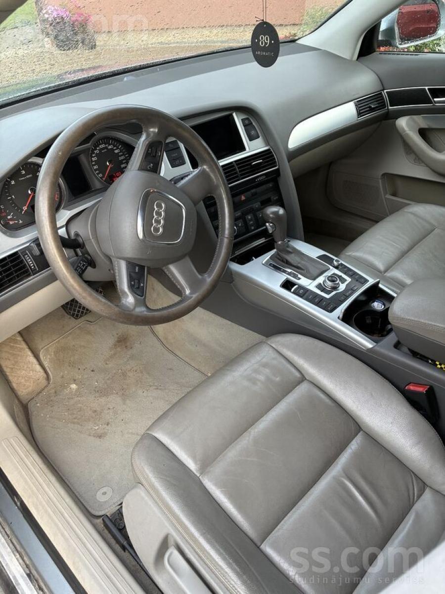 Grey Audi A6 2009 in Saldus, with an engine capacity of 2.70 L and mileage of 300 thousand km for 2100 €, photo 4 on AUTOMOTO.COM.LV