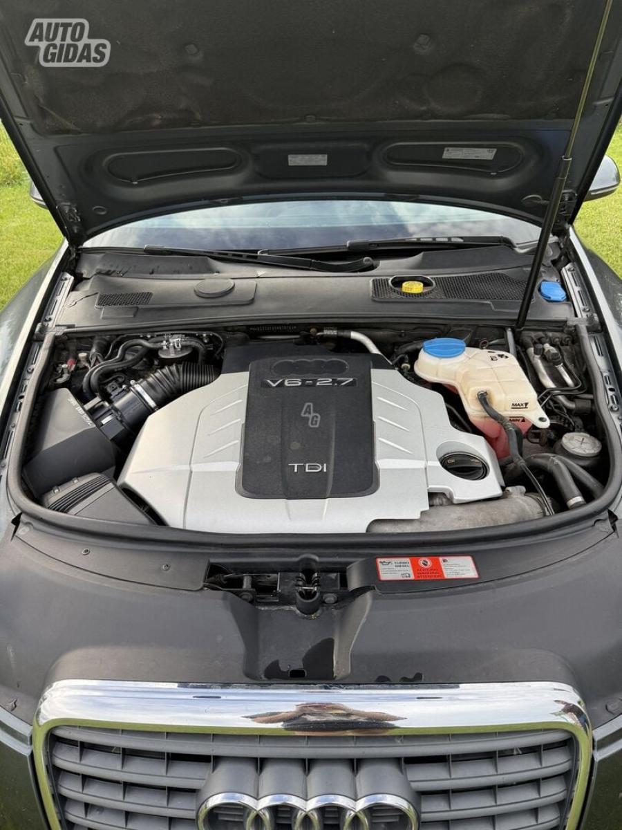 Grey Audi A6 2009 in Marijampole, with an engine capacity of 2.70 L and mileage of 326 thousand km for 5400 €, photo 13 on AUTOMOTO.COM.LV