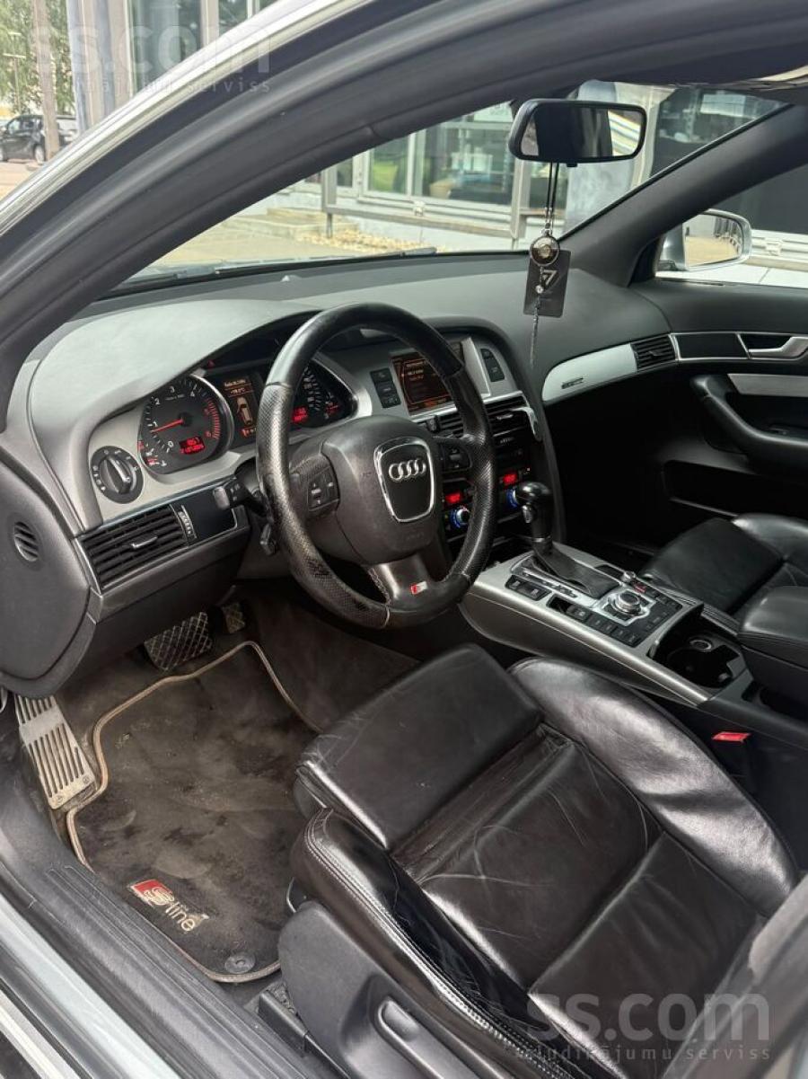 Grey Audi A6 2009 in Riga, with an engine capacity of 3.00 L and mileage of 0 thousand km for 4200 €, photo 6 on AUTOMOTO.COM.LV