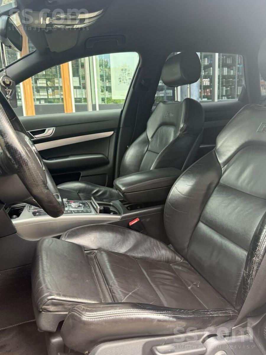 Grey Audi A6 2009 in Riga, with an engine capacity of 3.00 L and mileage of 0 thousand km for 4200 €, photo 9 on AUTOMOTO.COM.LV