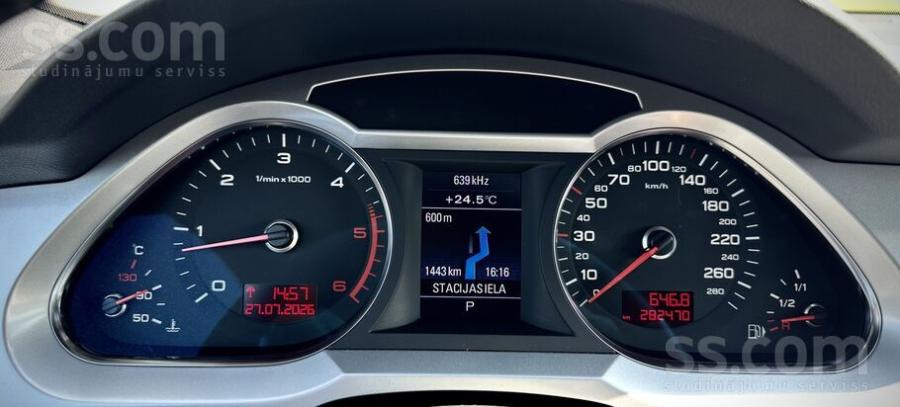Pelēks Audi A6 2009 Rēzekne, ar dzinēja tilpumu 3.00 L un nobraukumu 282 tūkst. km par 6990 €, foto 29 vietnē AUTOMOTO.COM.LV