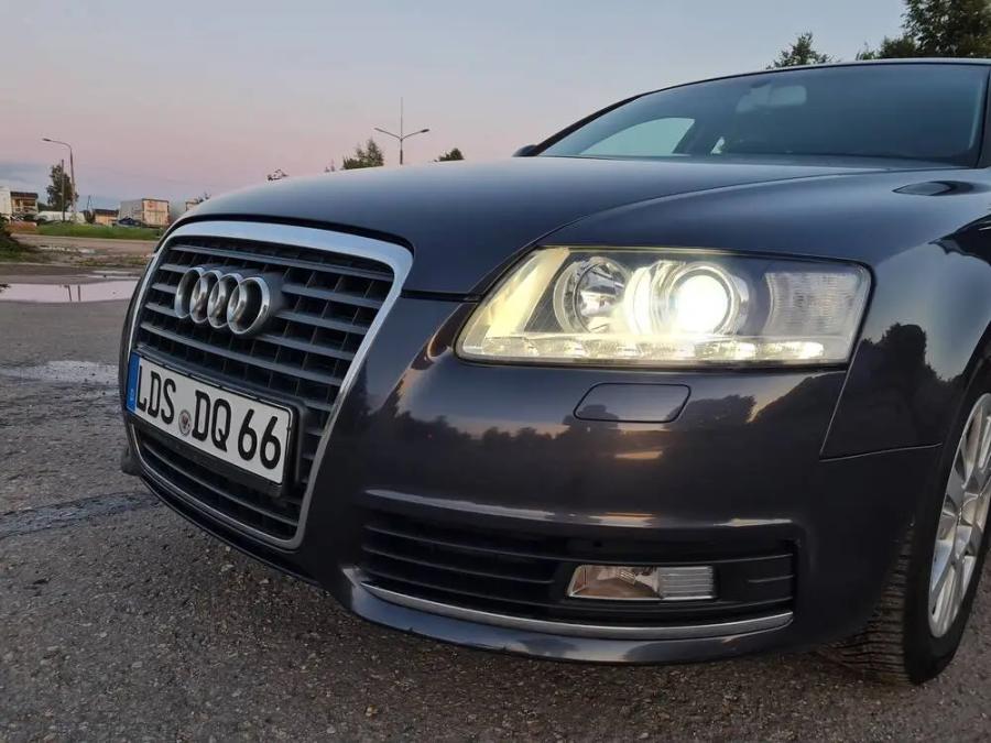 Grey Audi A6 2009 in Ogre, with an engine capacity of 2.00 L and mileage of 271 thousand km for 6550 €, photo 13 on AUTOMOTO.COM.LV