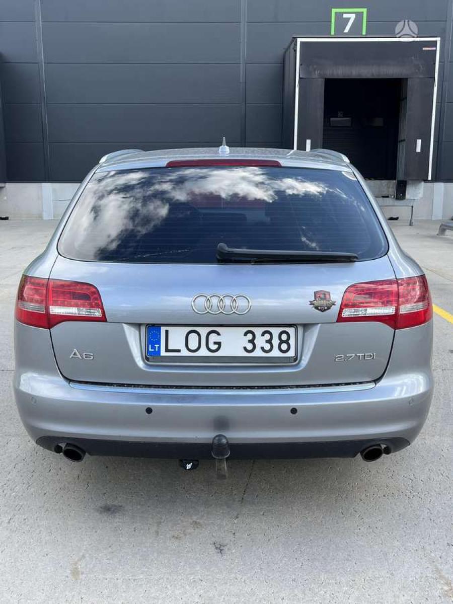 Pelēks Audi A6 2009 Kauņa, ar dzinēja tilpumu 2.70 L un nobraukumu 332 tūkst. km par 6200 €, foto 6 vietnē AUTOMOTO.COM.LV
