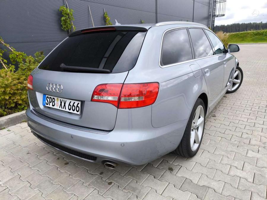 Pelēks Audi A6 2009 Viļņa, ar dzinēja tilpumu 2.97 L un nobraukumu 268 tūkst. km par 6800 €, foto 6 vietnē AUTOMOTO.COM.LV