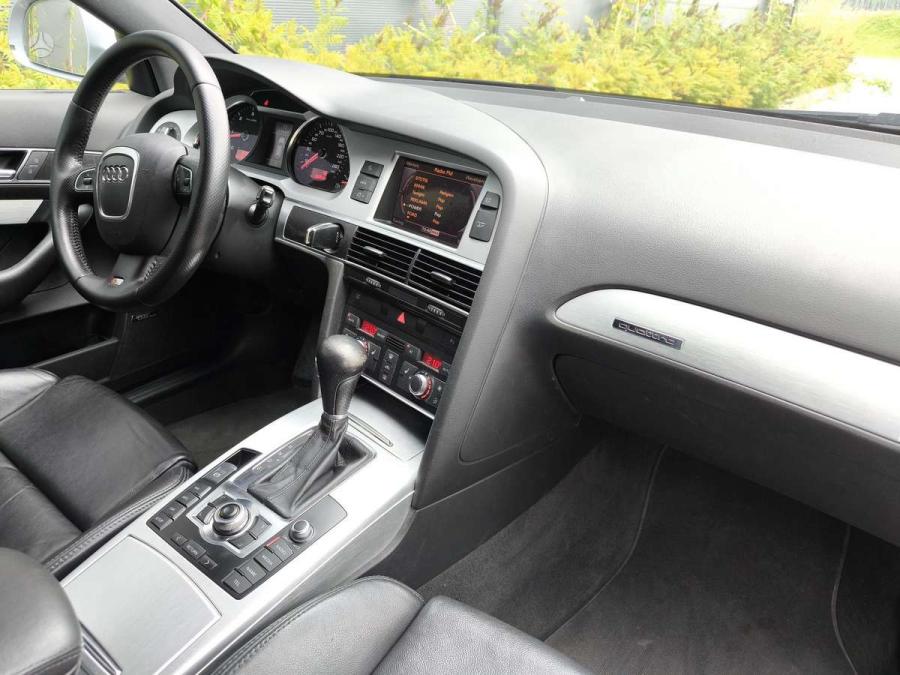 Pelēks Audi A6 2009 Viļņa, ar dzinēja tilpumu 2.97 L un nobraukumu 268 tūkst. km par 6800 €, foto 15 vietnē AUTOMOTO.COM.LV