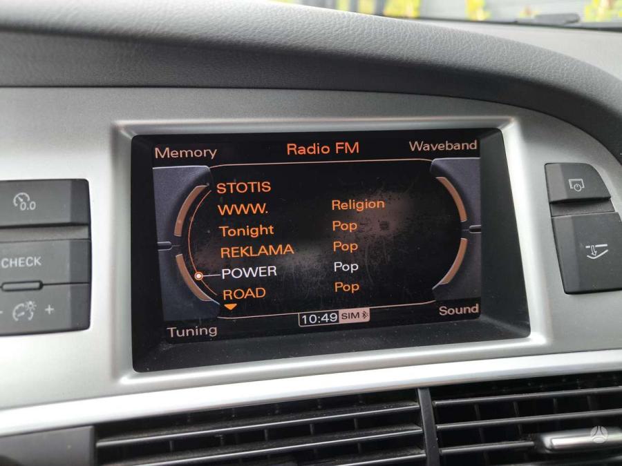 Pelēks Audi A6 2009 Viļņa, ar dzinēja tilpumu 2.97 L un nobraukumu 268 tūkst. km par 6800 €, foto 27 vietnē AUTOMOTO.COM.LV