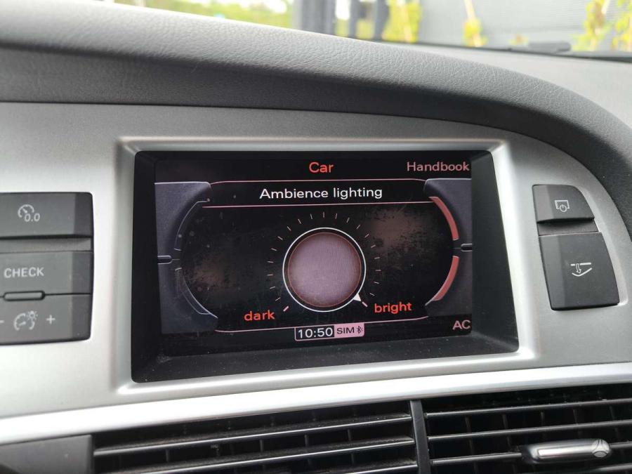 Pelēks Audi A6 2009 Viļņa, ar dzinēja tilpumu 2.97 L un nobraukumu 268 tūkst. km par 6800 €, foto 31 vietnē AUTOMOTO.COM.LV