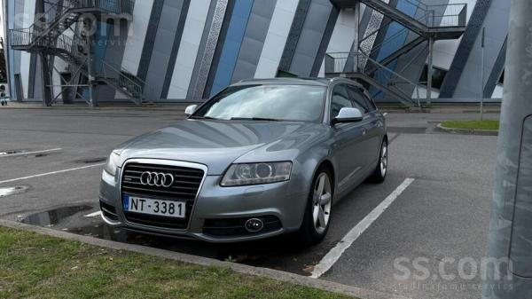 Audi A6 2009 in Riga on AUTOMOTO.COM.LV Grey Audi A6 2009 in Riga, with an engine capacity of 3.00 L and mileage of 334 thousand km for 6960 €, photo 3 on AUTOMOTO.COM.LV