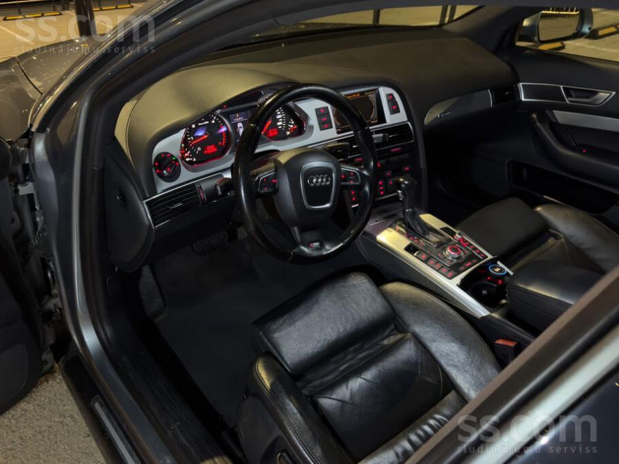Pelēks Audi A6 2009 Rīga, ar dzinēja tilpumu 3.00 L un nobraukumu 297 tūkst. km par 7500 €, foto 13 vietnē AUTOMOTO.COM.LV