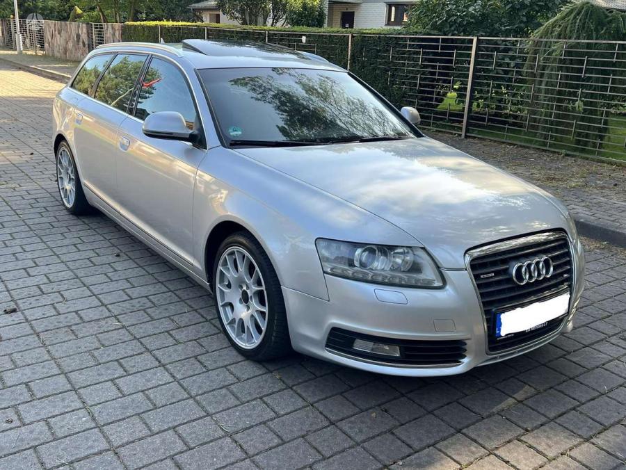 Pelēks Audi A6 2009 Viļņa, ar dzinēja tilpumu 2.70 L un nobraukumu 349 tūkst. km par 3850 €, foto 1 vietnē AUTOMOTO.COM.LV