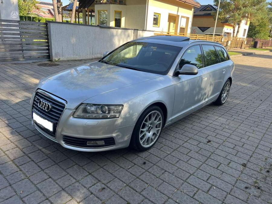 Pelēks Audi A6 2009 Viļņa, ar dzinēja tilpumu 2.70 L un nobraukumu 349 tūkst. km par 3850 €, foto 4 vietnē AUTOMOTO.COM.LV