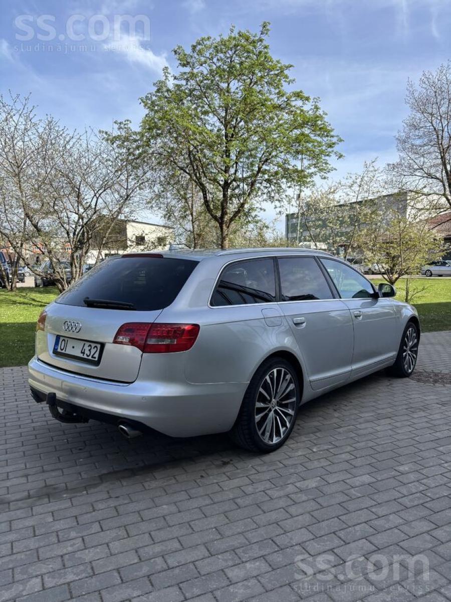 Grey Audi A6 2009 in Balvi, with an engine capacity of 3.00 L and mileage of 281 thousand km for 6500 €, photo 6 on AUTOMOTO.COM.LV