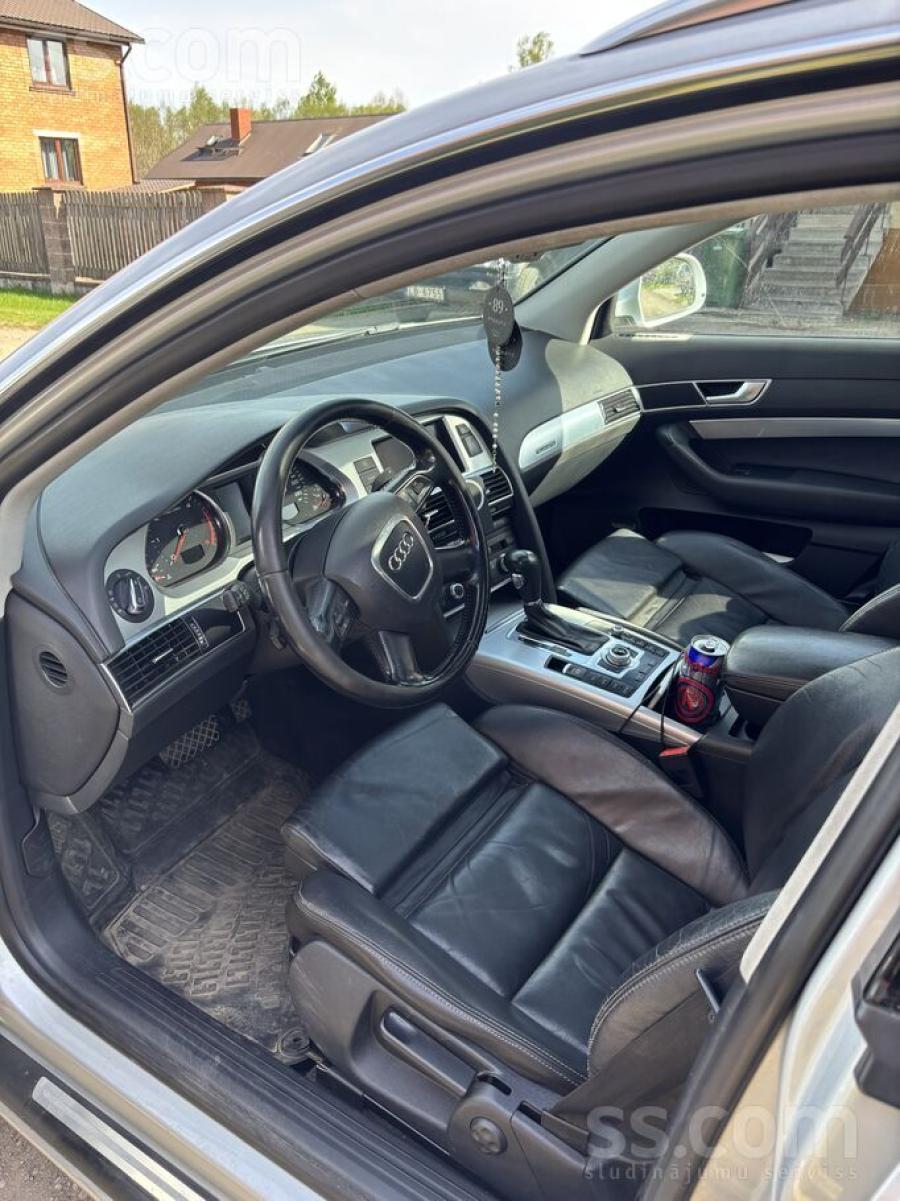 Grey Audi A6 2009 in Balvi, with an engine capacity of 3.00 L and mileage of 281 thousand km for 6500 €, photo 8 on AUTOMOTO.COM.LV