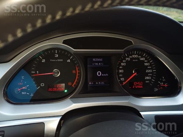 Ауди А6 2009 в Резекне на AUTOMOTO.COM.LV Серый Ауди А6 2009 в Резекне, объемом двигателя 2.00 л и пробегом 273 тыс. км за 6400 €, фото 9 на AUTOMOTO.COM.LV