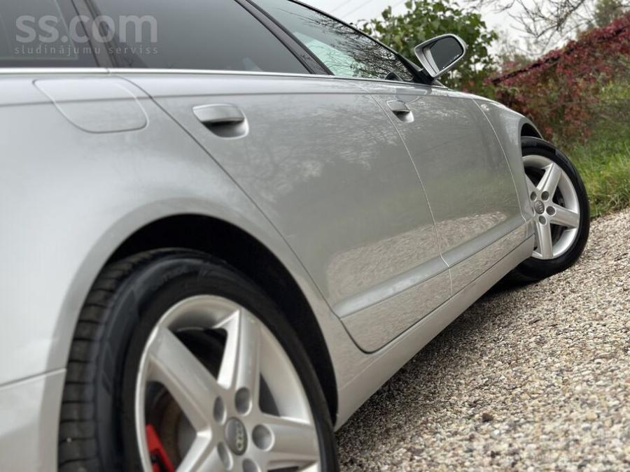 Grey Audi A6 2009 in Tukums, with an engine capacity of 3.00 L and mileage of 394 thousand km for 3550 €, photo 8 on AUTOMOTO.COM.LV