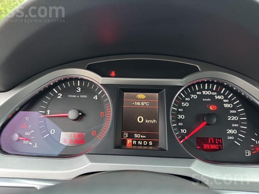 Grey Audi A6 2009 in Tukums, with an engine capacity of 3.00 L and mileage of 394 thousand km for 3550 €, photo 18 on AUTOMOTO.COM.LV
