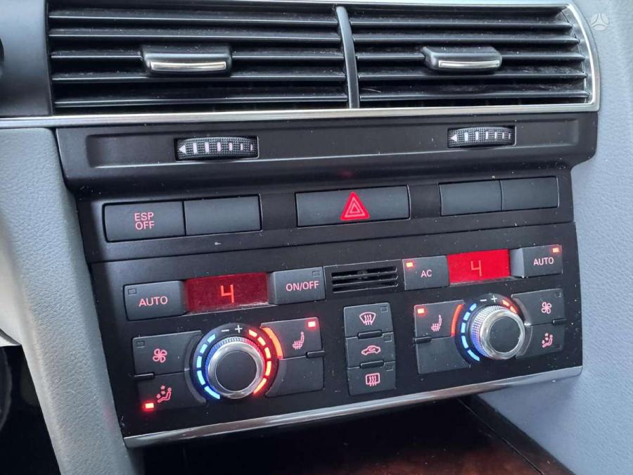 Grey Audi A6 2010 in Vilnius, with an engine capacity of 2.70 L and mileage of 215 thousand km for 5950 €, photo 13 on AUTOMOTO.COM.LV