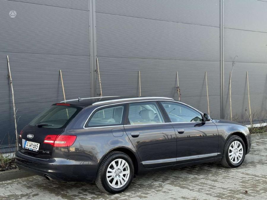 Grey Audi A6 2010 in Vilnius, with an engine capacity of 2.70 L and mileage of 215 thousand km for 5950 €, photo 4 on AUTOMOTO.COM.LV