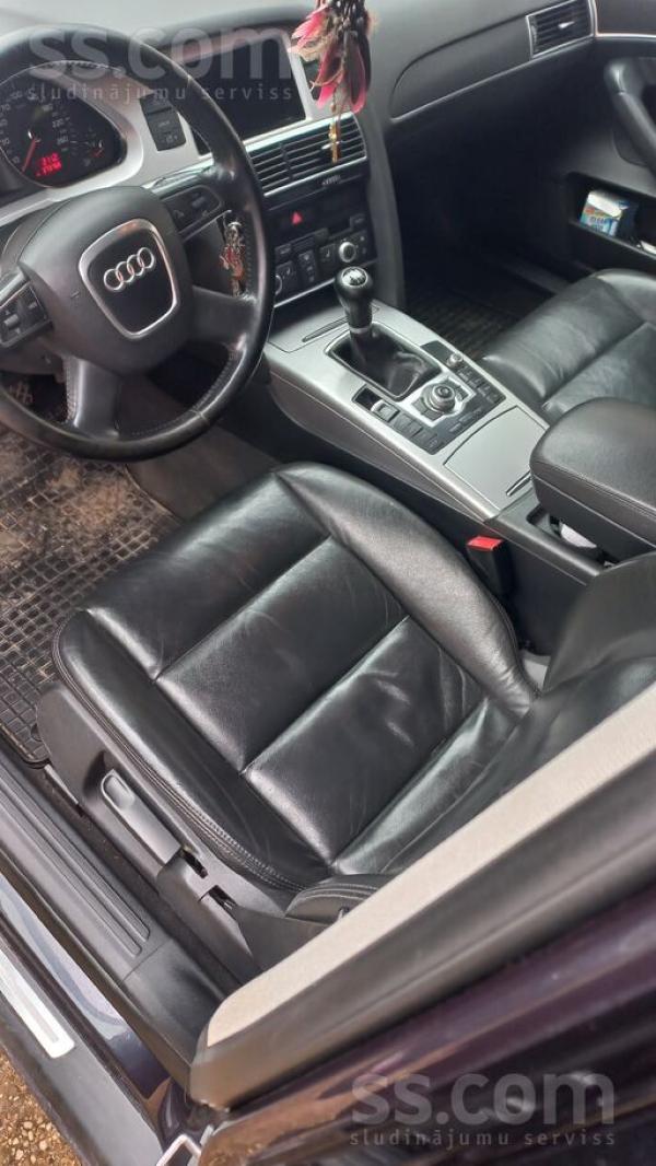 Grey Audi A6 2010 in Tukums, with an engine capacity of 2.00 L and mileage of 377 thousand km for 4250 €, photo 9 on AUTOMOTO.COM.LV