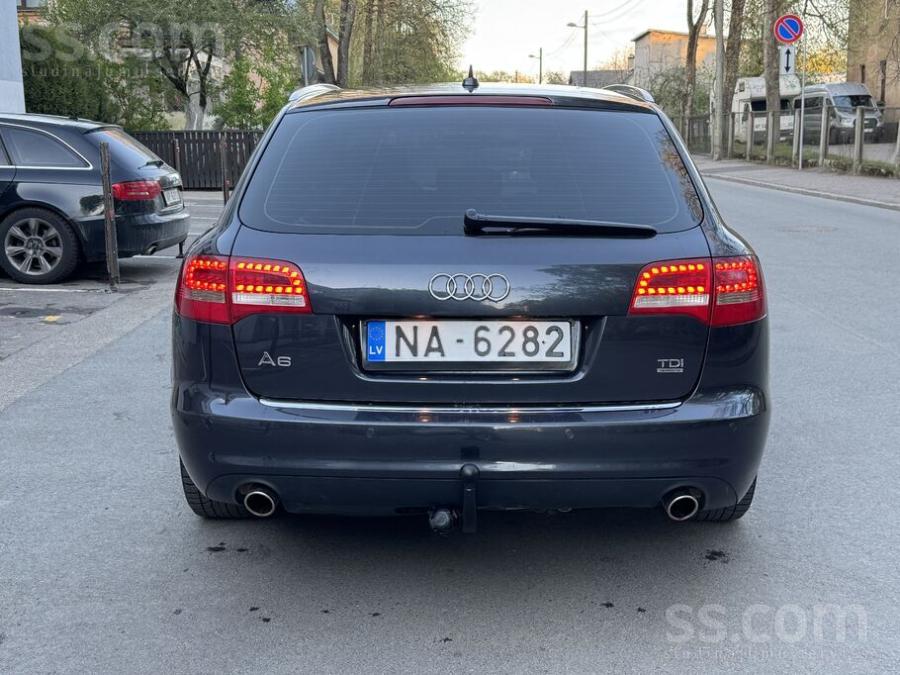Grey Audi A6 2010 in Riga, with an engine capacity of 3.00 L and mileage of 0 thousand km for 4200 €, photo 4 on AUTOMOTO.COM.LV