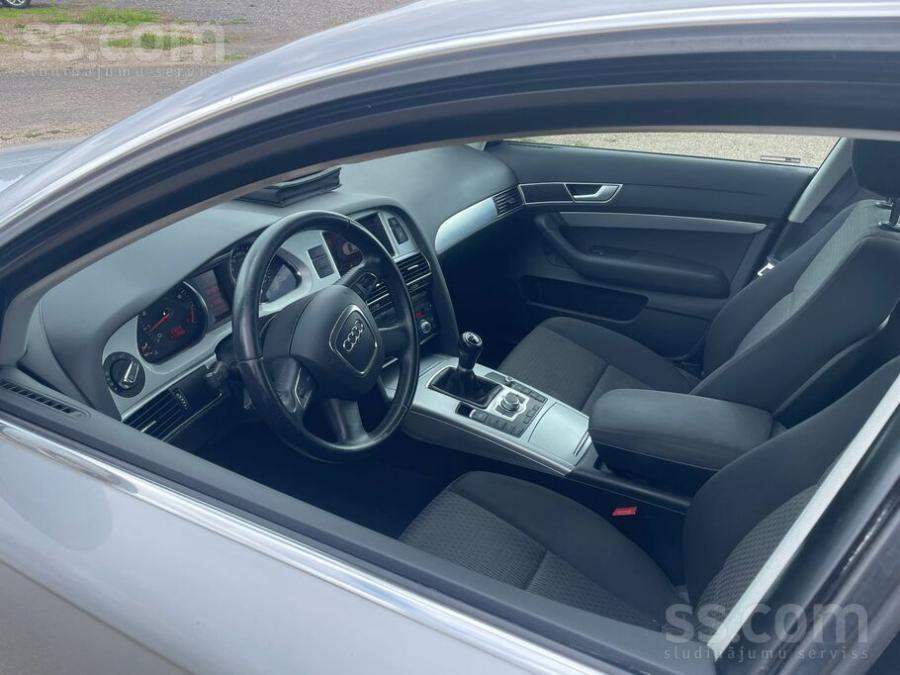 Grey Audi A6 2010 in Riga, with an engine capacity of 2.00 L and mileage of 0 thousand km for 2599 €, photo 9 on AUTOMOTO.COM.LV