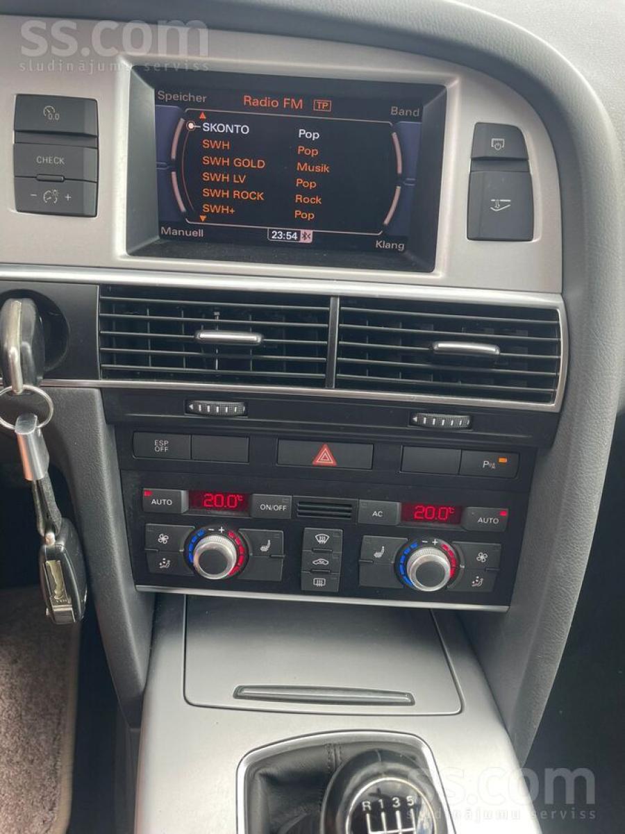 Grey Audi A6 2010 in Riga, with an engine capacity of 2.00 L and mileage of 0 thousand km for 2599 €, photo 14 on AUTOMOTO.COM.LV