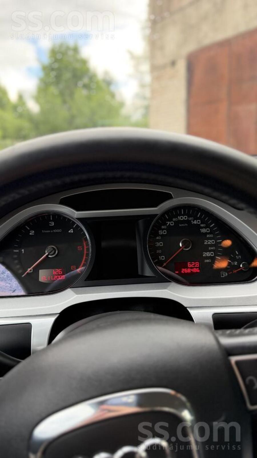 Grey Audi A6 2010 in Daugavpils, with an engine capacity of 2.70 L and mileage of 0 thousand km for 4750 €, photo 22 on AUTOMOTO.COM.LV
