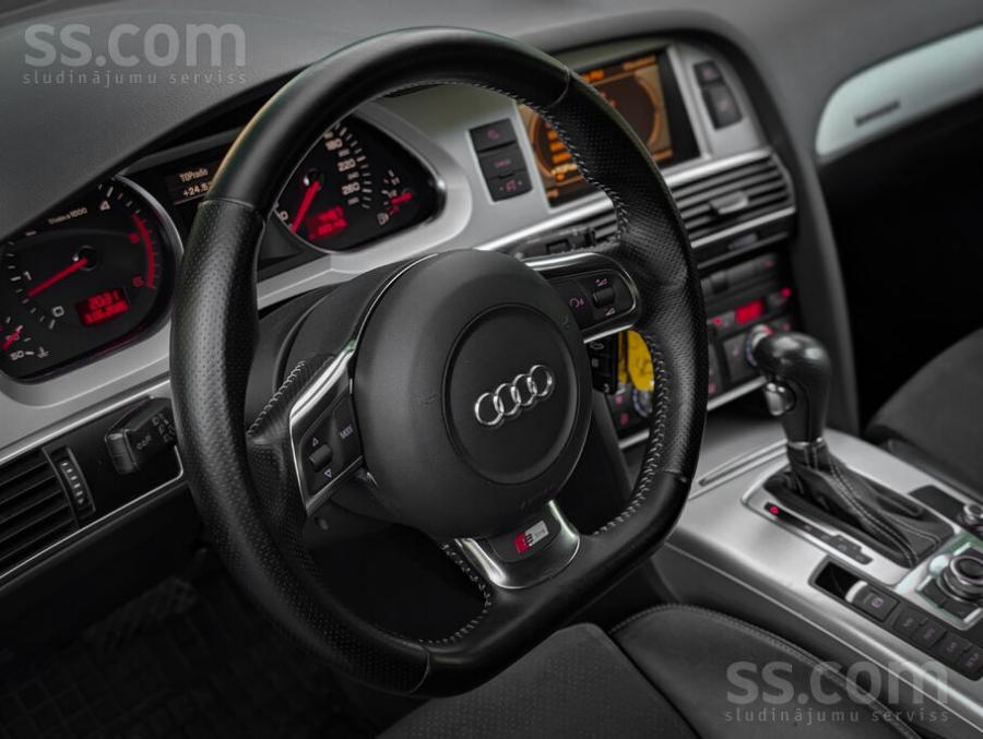 Grey Audi A6 2010 in Riga, with an engine capacity of 2.70 L and mileage of 0 thousand km for 6850 €, photo 15 on AUTOMOTO.COM.LV