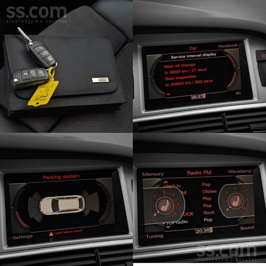 Grey Audi A6 2010 in Riga, with an engine capacity of 2.70 L and mileage of 0 thousand km for 6850 €, photo 26 on AUTOMOTO.COM.LV