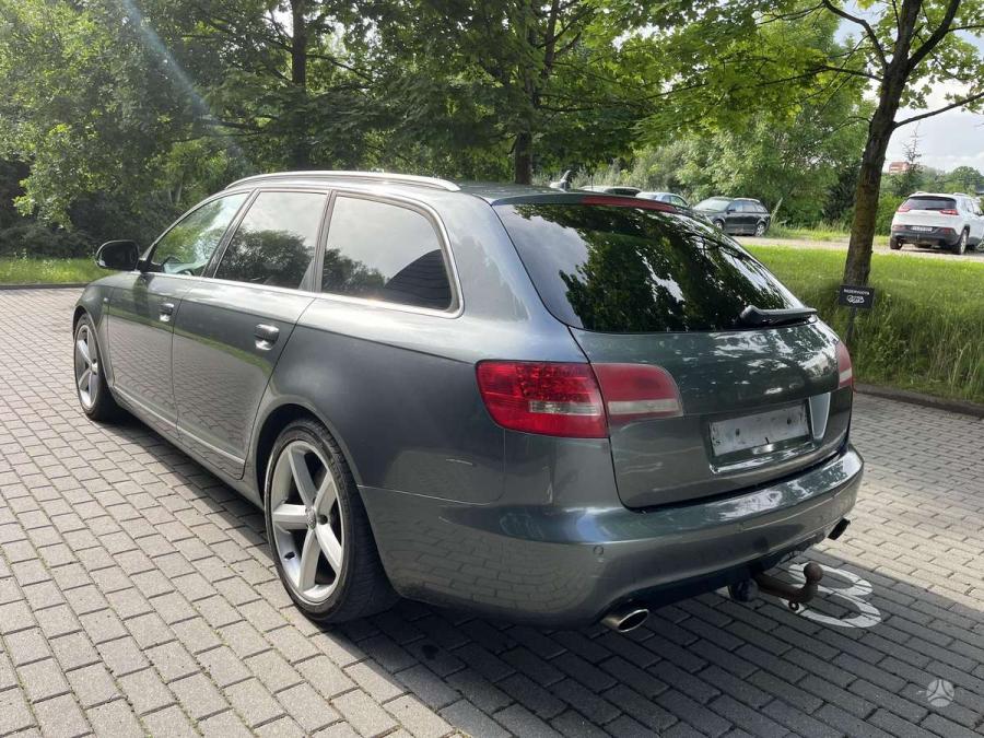 Grey Audi A6 2010 in Vilnius, with an engine capacity of 2.70 L and mileage of 409 thousand km for 4500 €, photo 5 on AUTOMOTO.COM.LV