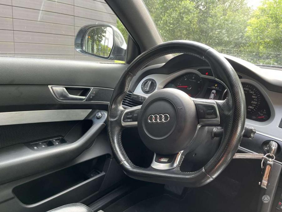 Grey Audi A6 2010 in Vilnius, with an engine capacity of 2.70 L and mileage of 409 thousand km for 4500 €, photo 19 on AUTOMOTO.COM.LV