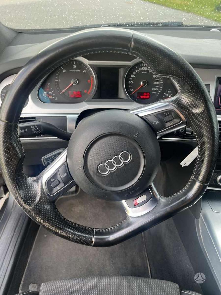 Grey Audi A6 2010 in Vilnius, with an engine capacity of 2.70 L and mileage of 409 thousand km for 4500 €, photo 23 on AUTOMOTO.COM.LV