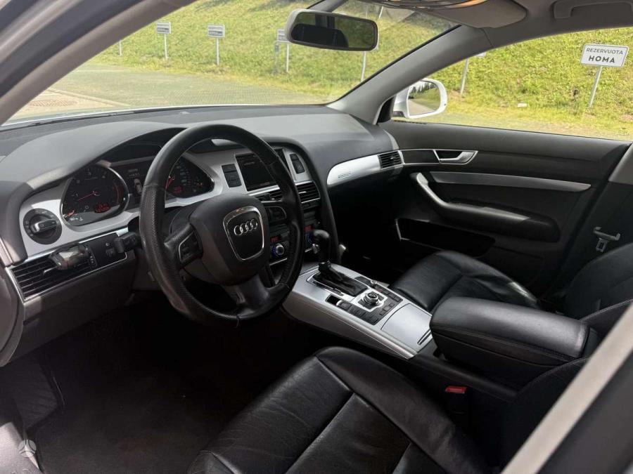 Grey Audi A6 2010 in Vilnius, with an engine capacity of 2.97 L and mileage of 450 thousand km for 4990 €, photo 9 on AUTOMOTO.COM.LV