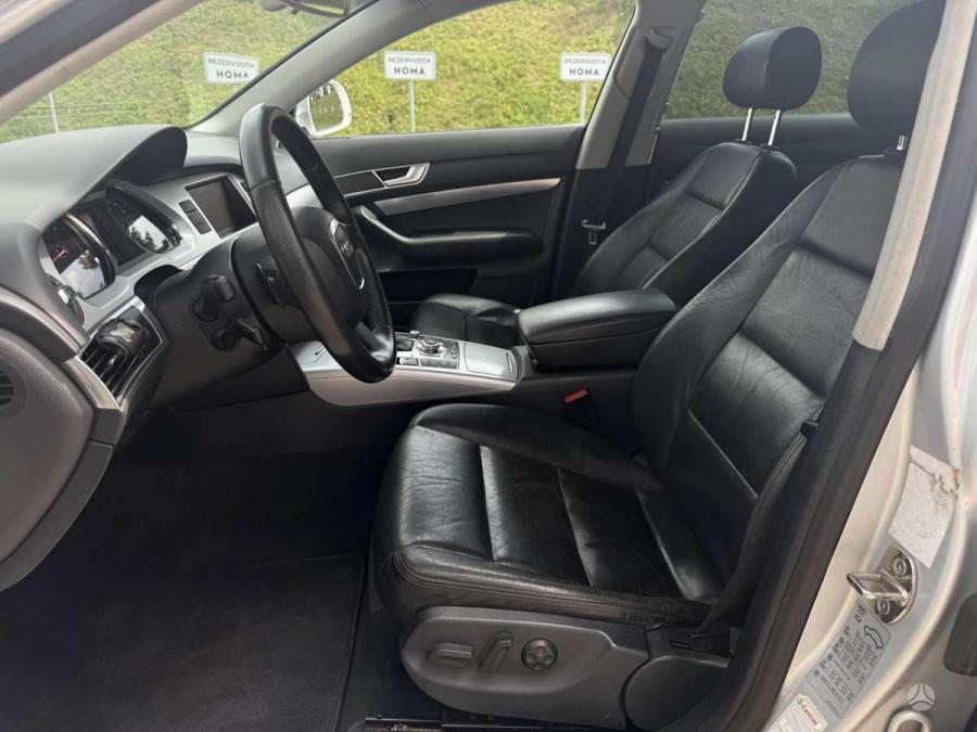 Grey Audi A6 2010 in Vilnius, with an engine capacity of 2.97 L and mileage of 450 thousand km for 4990 €, photo 10 on AUTOMOTO.COM.LV