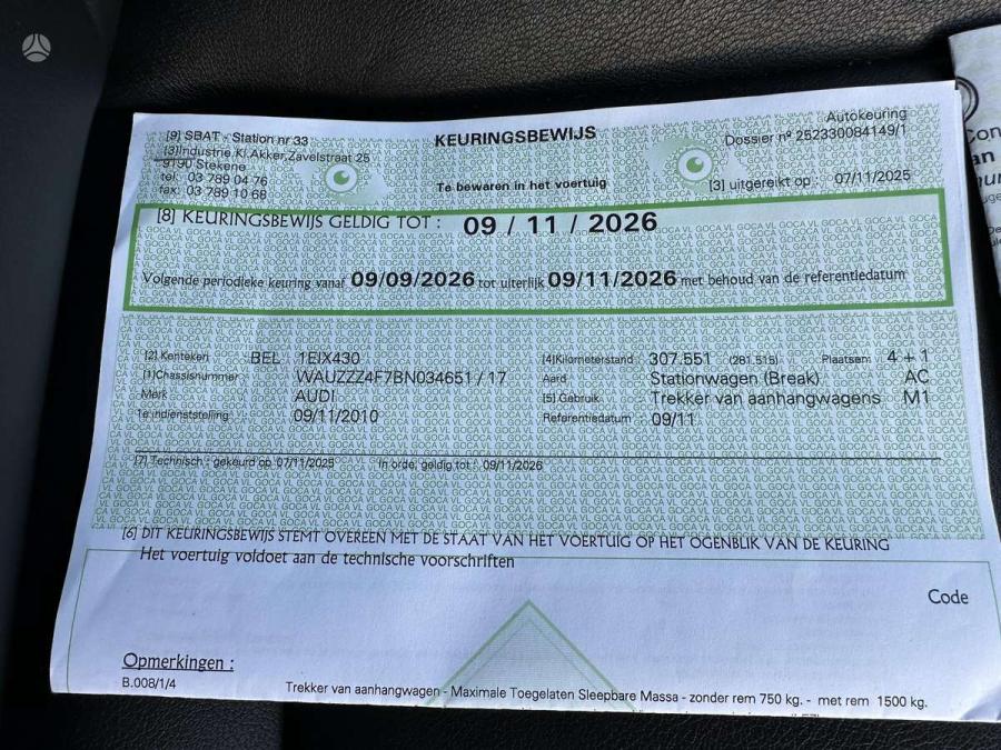 Серый Ауди А6 2010 в Каунас, объемом двигателя 1.97 л и пробегом 320 тыс. км за 5550 €, фото 22 на AUTOMOTO.COM.LV