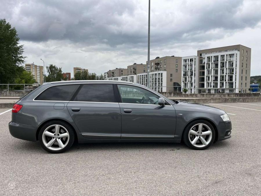 Grey Audi A6 2010 in Vilnius, with an engine capacity of 2.70 L and mileage of 400 thousand km for 4350 €, photo 8 on AUTOMOTO.COM.LV