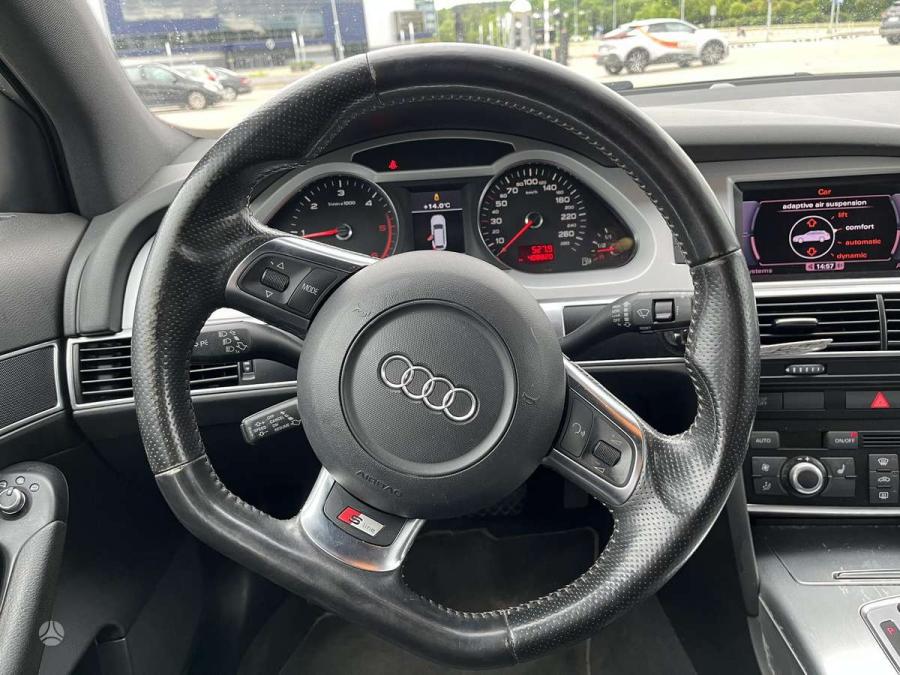 Grey Audi A6 2010 in Vilnius, with an engine capacity of 2.70 L and mileage of 400 thousand km for 4350 €, photo 19 on AUTOMOTO.COM.LV