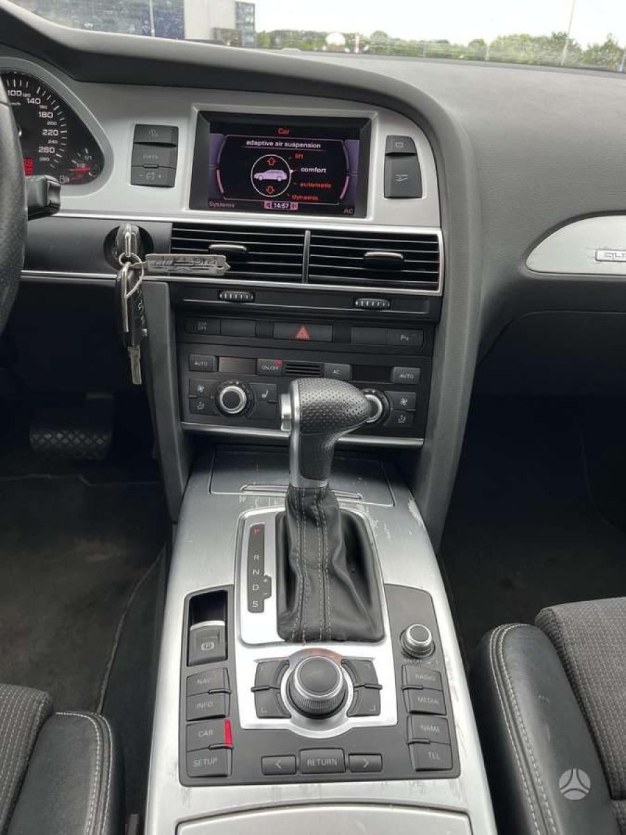 Grey Audi A6 2010 in Vilnius, with an engine capacity of 2.70 L and mileage of 400 thousand km for 4350 €, photo 20 on AUTOMOTO.COM.LV