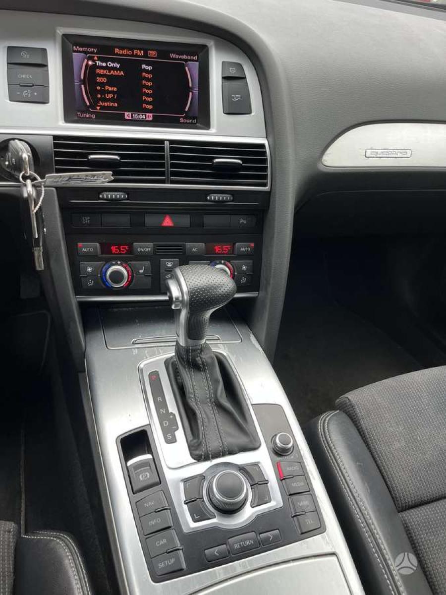 Grey Audi A6 2010 in Vilnius, with an engine capacity of 2.70 L and mileage of 400 thousand km for 4350 €, photo 22 on AUTOMOTO.COM.LV