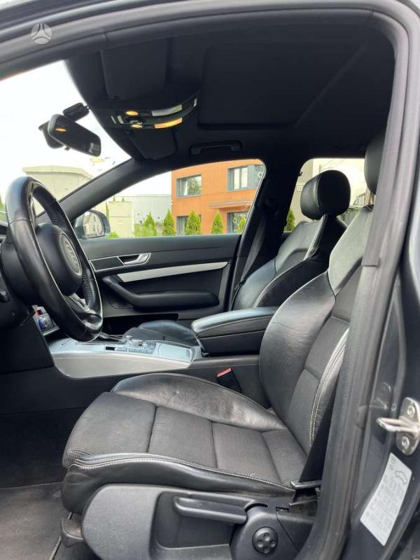 Pelēks Audi A6 2010 Viļņa, ar dzinēja tilpumu 2.70 L un nobraukumu 400 tūkst. km par 3999 €, foto 10 vietnē AUTOMOTO.COM.LV