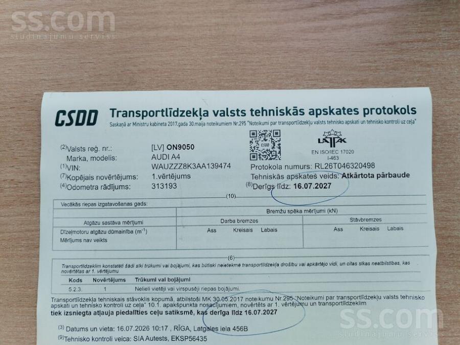 Grey Audi A6 2010 in Riga, with an engine capacity of 3.00 L and mileage of 313 thousand km for 6590 €, photo 29 on AUTOMOTO.COM.LV