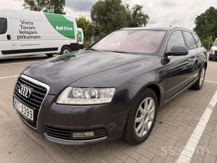 Grey Audi A6 2010 in Riga, with an engine capacity of 3.00 L and mileage of 319 thousand km for 7600 €, photo 1 on AUTOMOTO.COM.LV