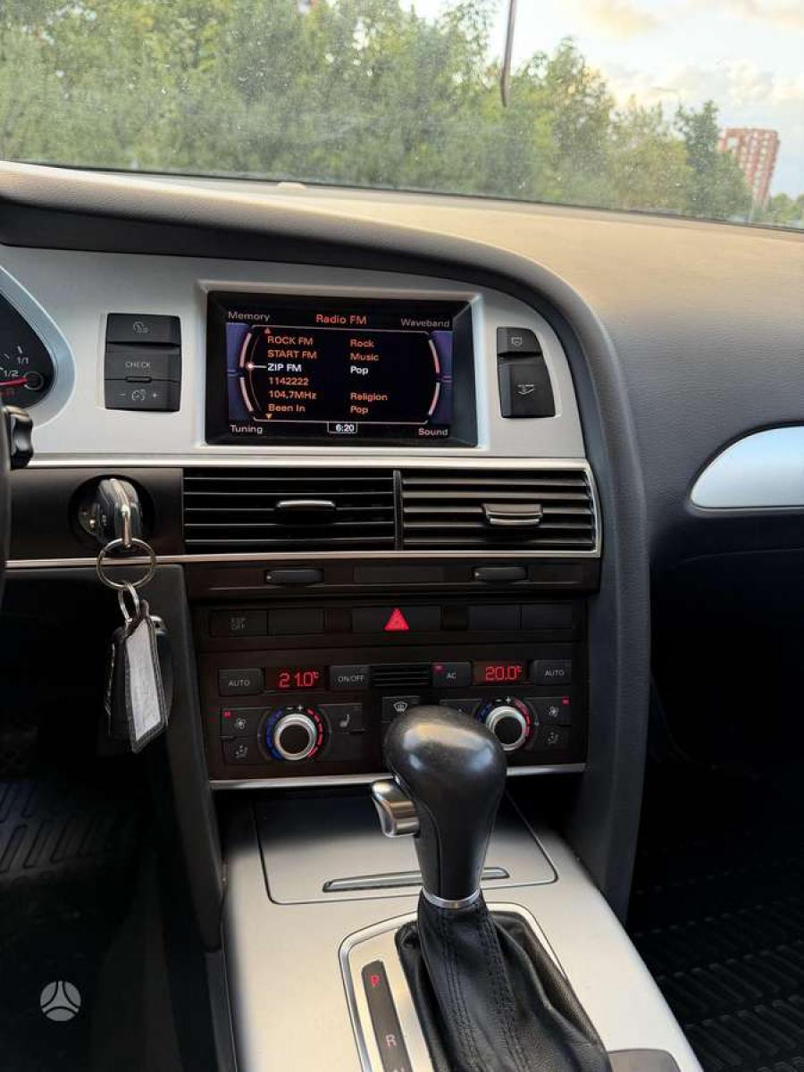 Grey Audi A6 2010 in Vilnius, with an engine capacity of 2.00 L and mileage of 295 thousand km for 5500 €, photo 17 on AUTOMOTO.COM.LV