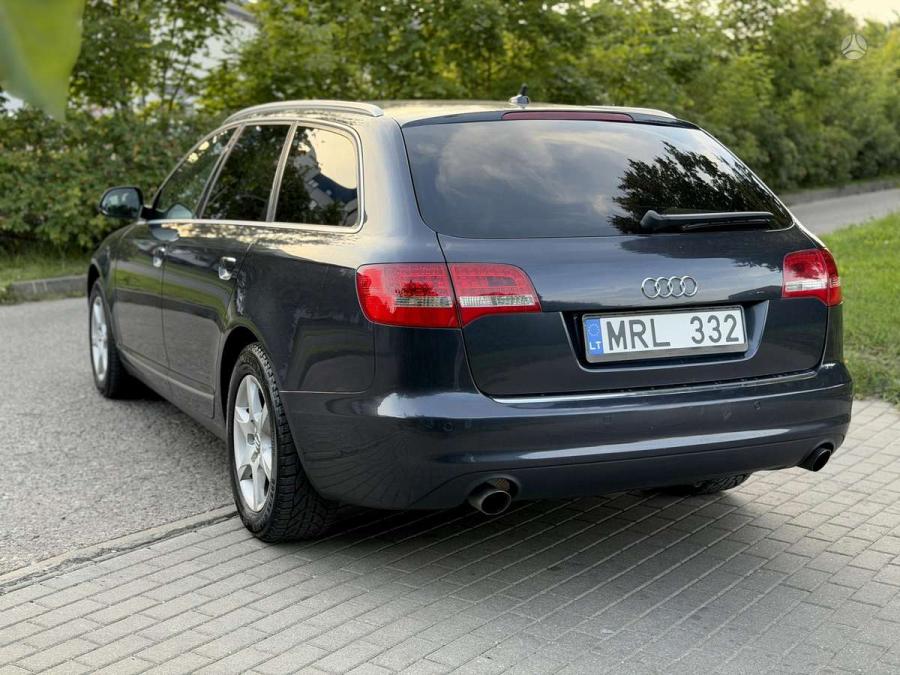 Grey Audi A6 2010 in Vilnius, with an engine capacity of 2.00 L and mileage of 295 thousand km for 5500 €, photo 7 on AUTOMOTO.COM.LV